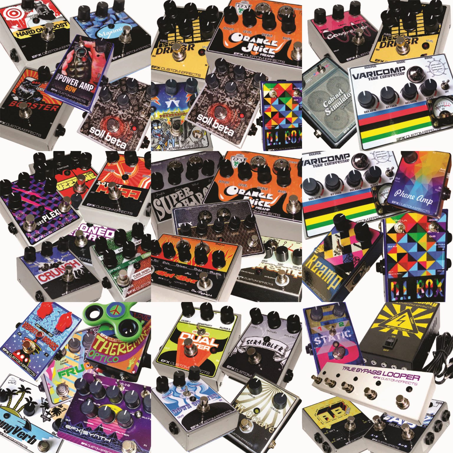 EFX Custom Effects – Pedais Handmade para Guitarra e Baixo