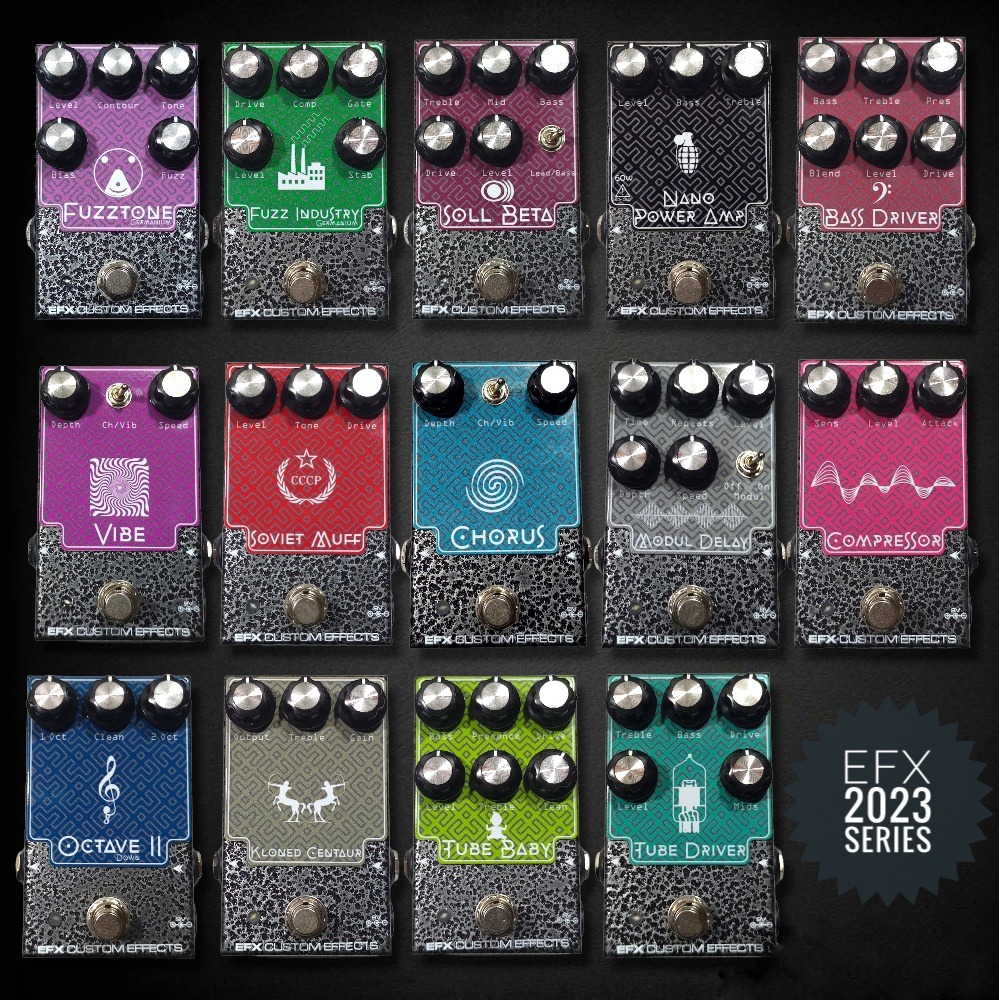 EFX Custom Effects – Pedais Handmade para Guitarra e Baixo